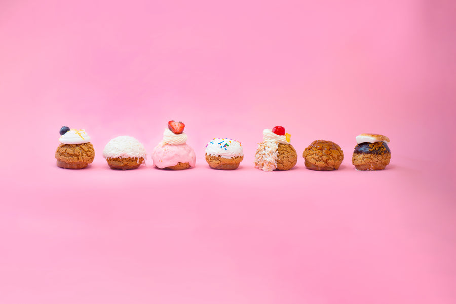 Assorted Cream Puff Box – Creme Cream Puffs